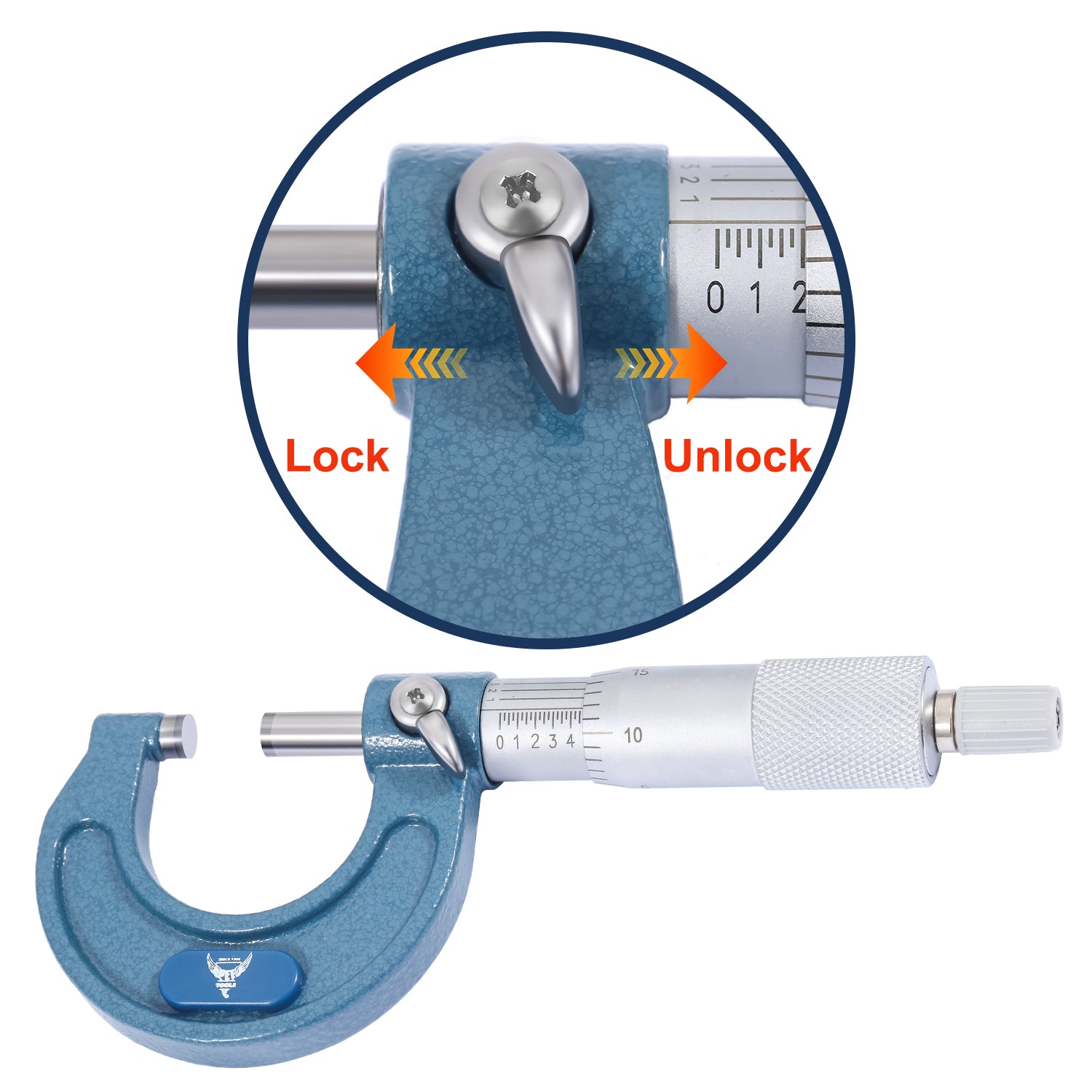 High Precision Mechanical Micrometer for Accurate Measurements – PEC Tools